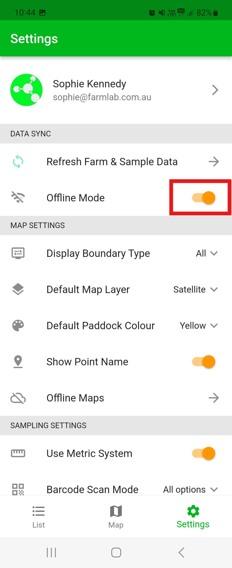 How to use Offline Mode with the mobile app